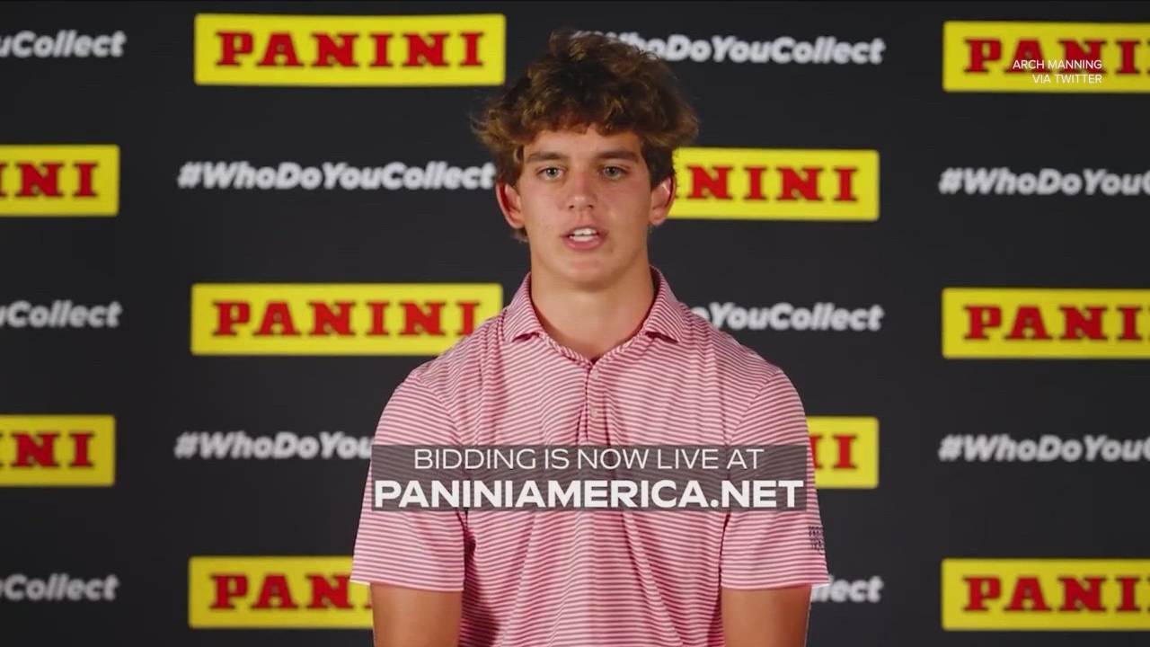 Arch Manning renews autographed memorabilia NIL deal with Panini