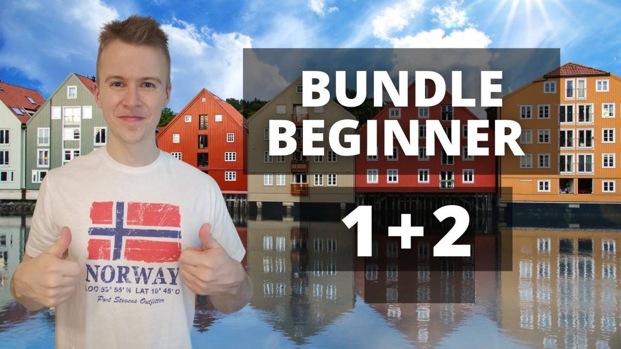 Norwegian MasterCourse For Beginners - Bundle 1+2