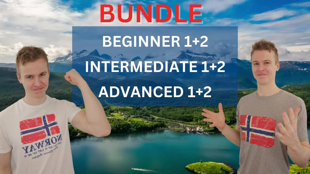 Norwegian MasterCourse Super Bundle: Beginner+Intermediate+Andvanced