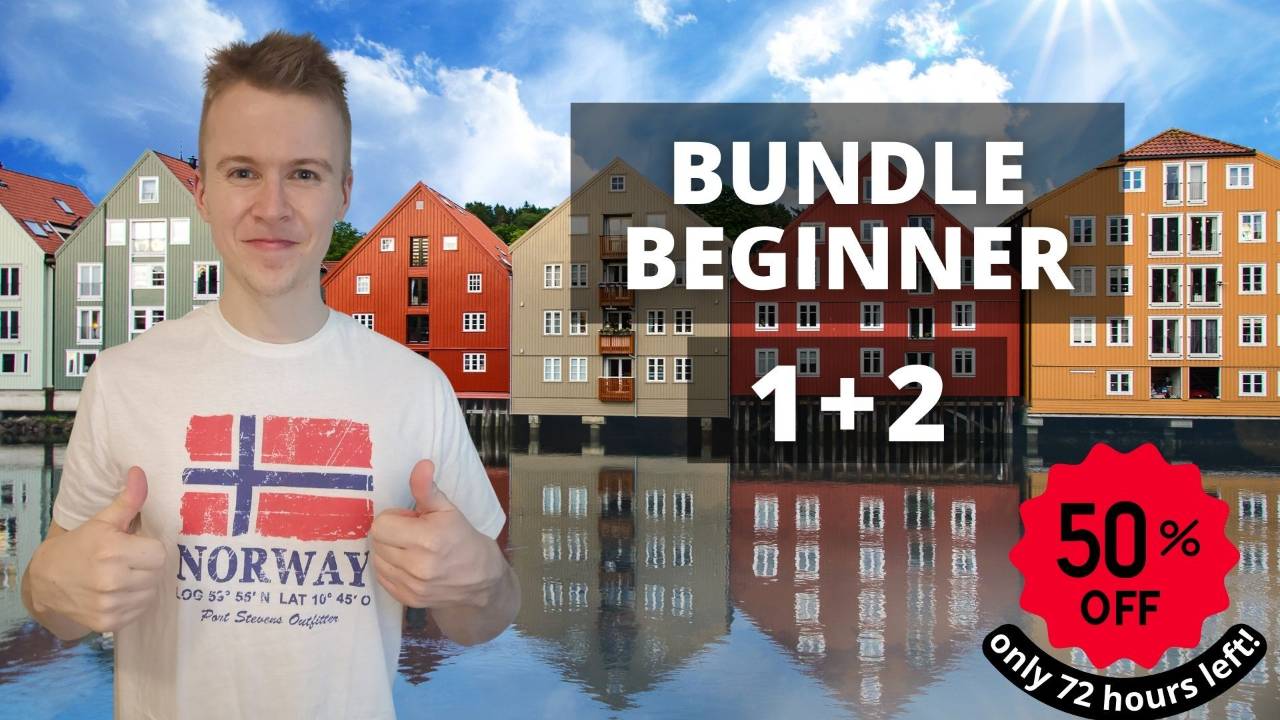 Norwegian MasterCourse For Beginners - Bundle 1+2