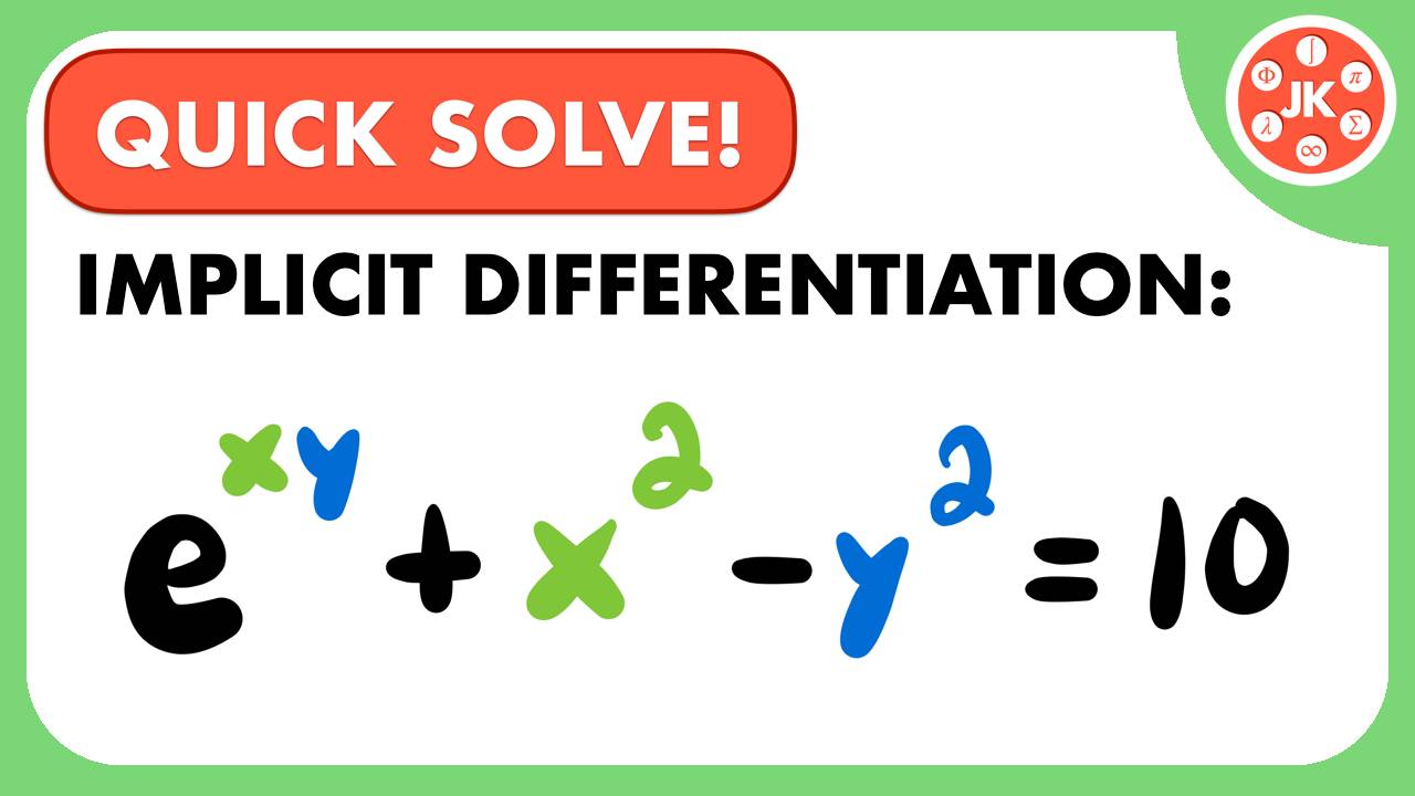 Can You Find This Derivative dy/dx?