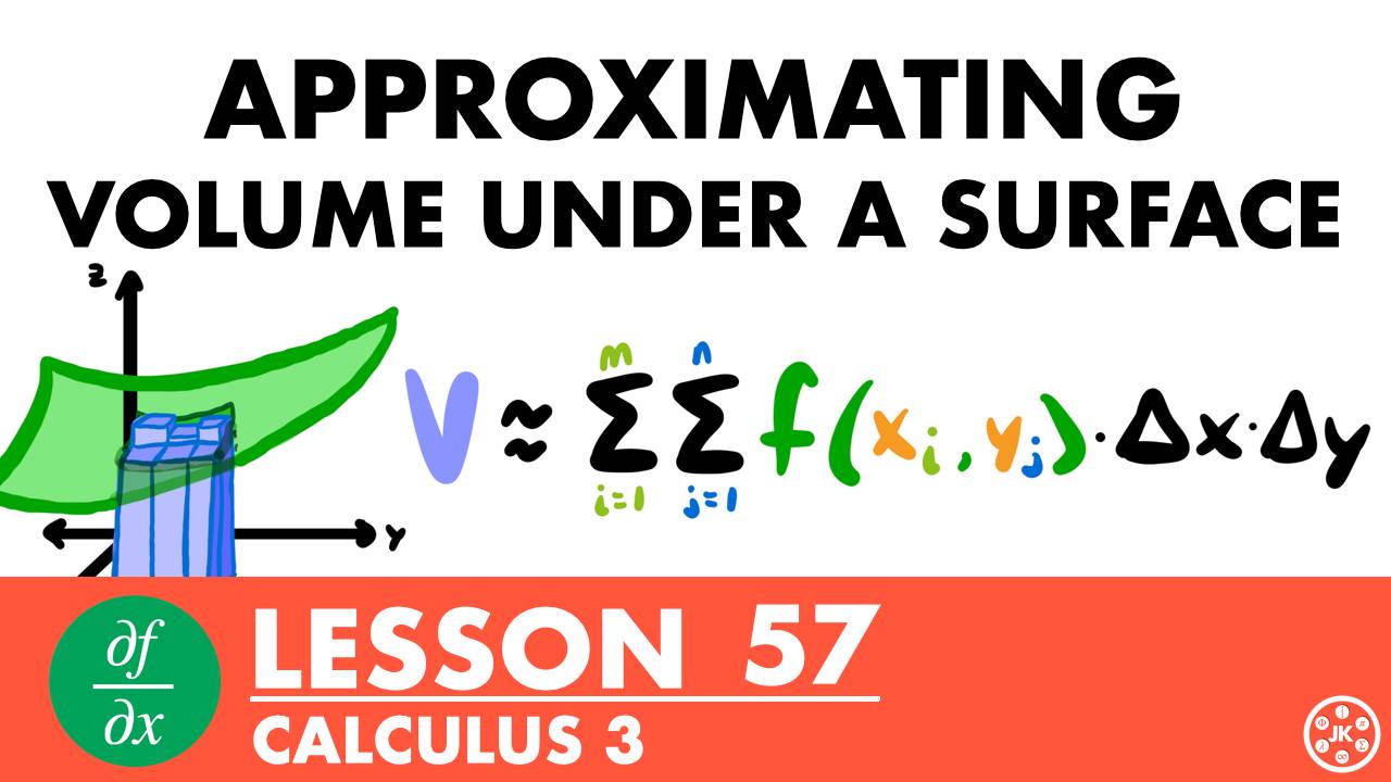 Calculus 3 Lesson 57: Approximating Volume Under a Surface