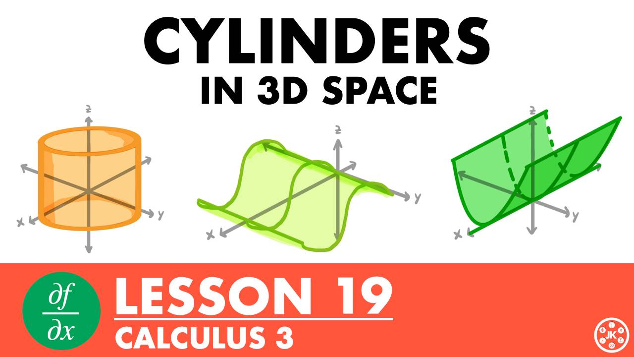 Calculus 3 Lesson 19: Cylinders in 3D Space