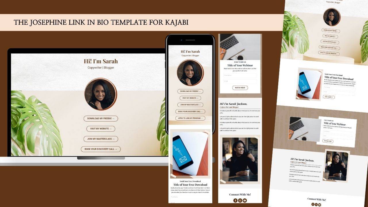 The Josephine Link in Bio Template