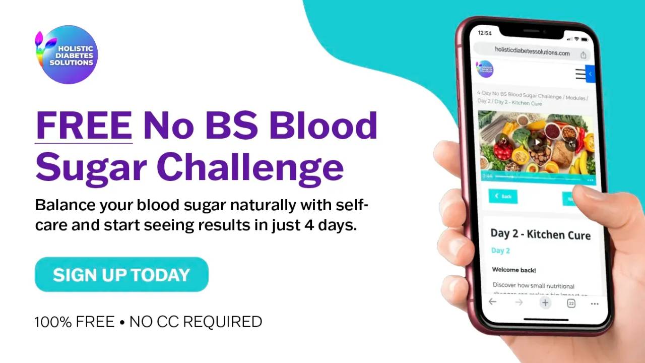 FREE 4-Day No BS Blood Sugar Challenge