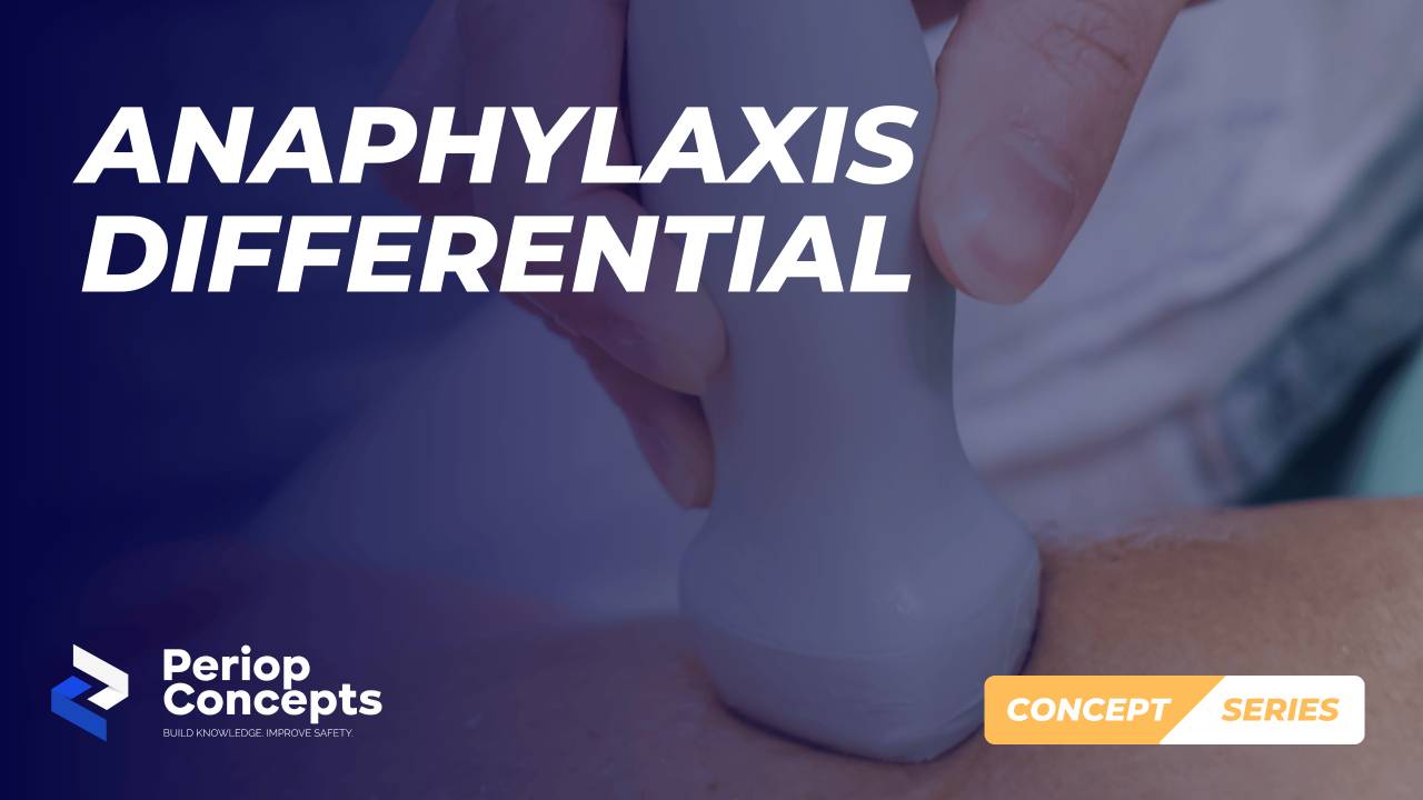 Anaphylaxis Differential