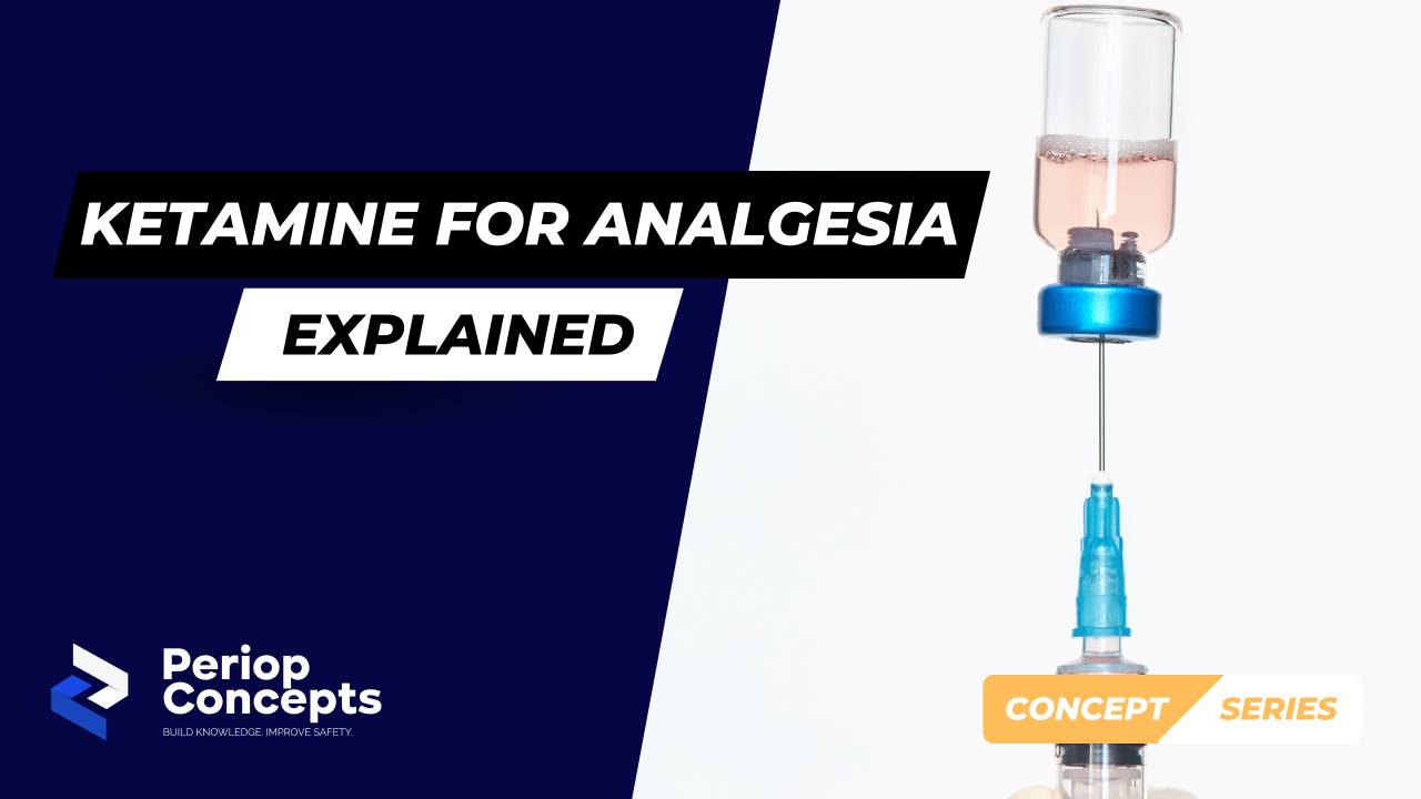 Ketamine for Analgesia