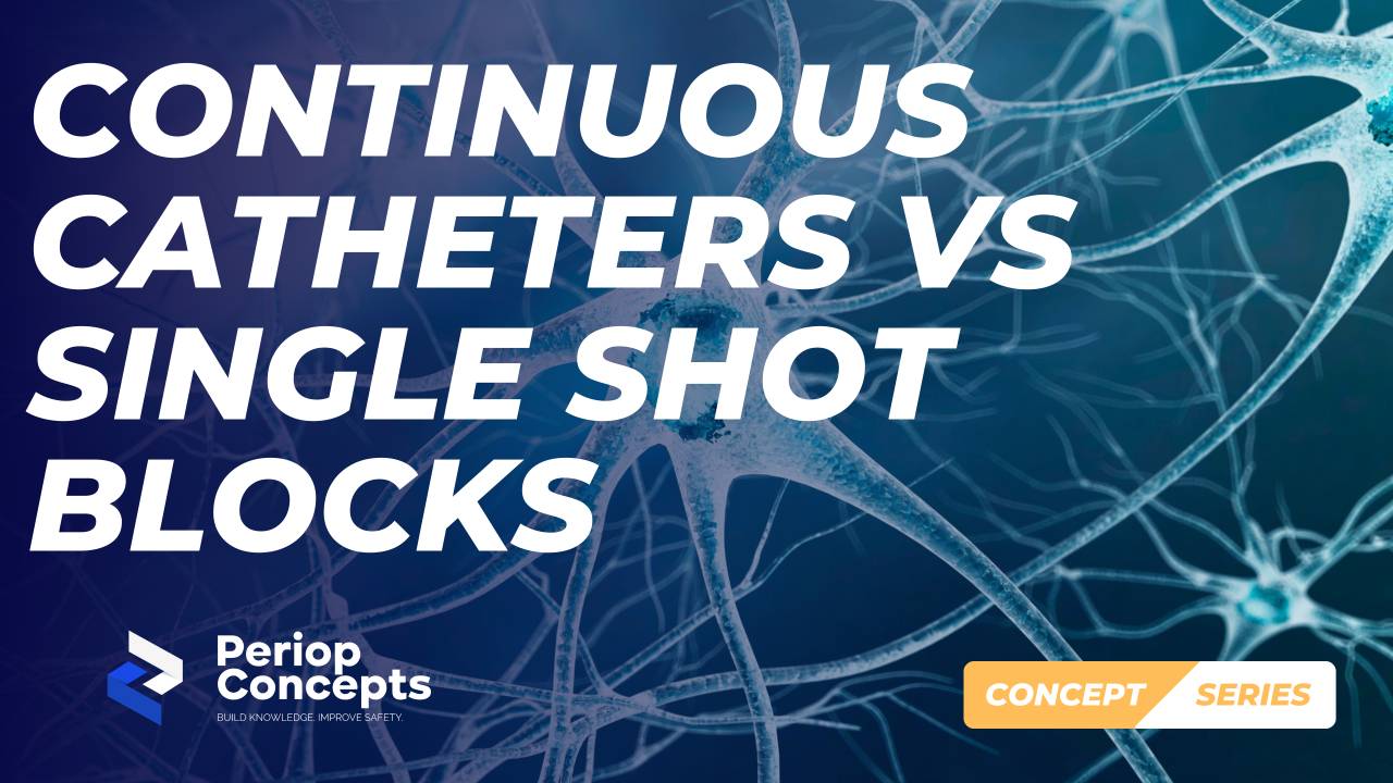 Single shot vs continuous catheters