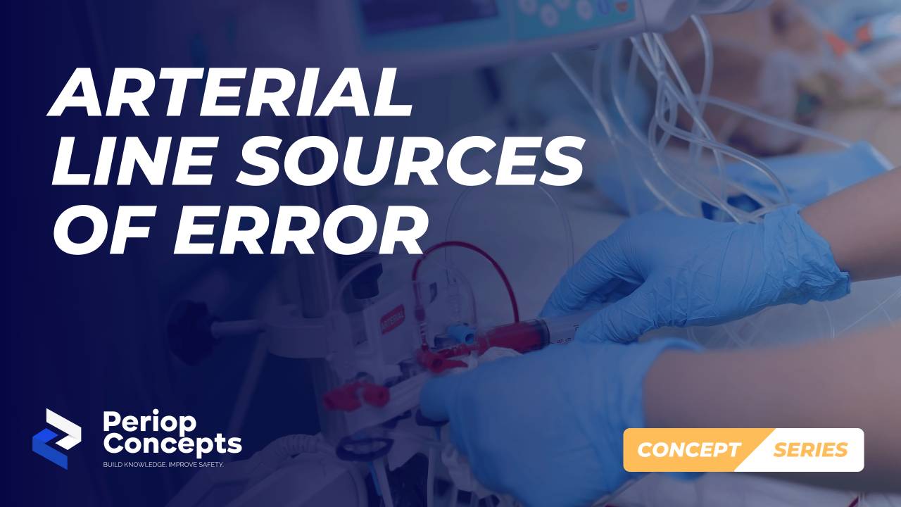 Arterial Line Sources of Error