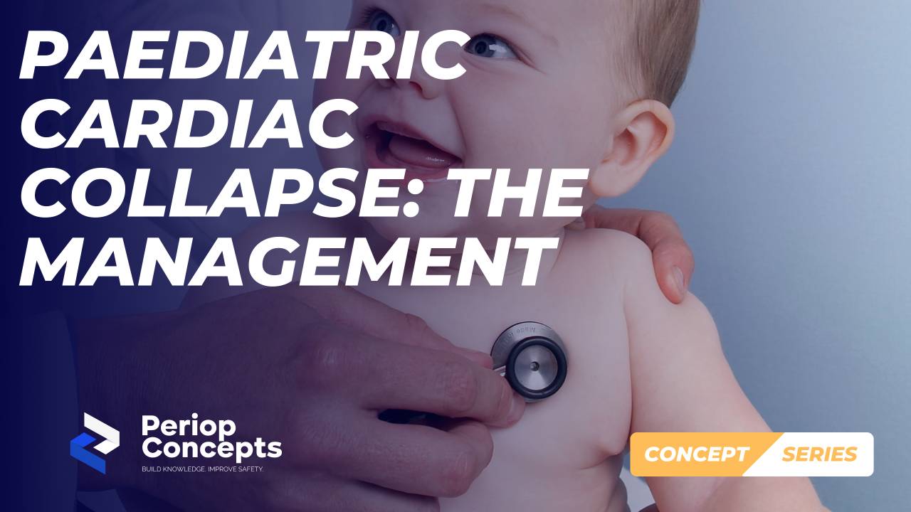 Paediatric cardiac collapse: initial management