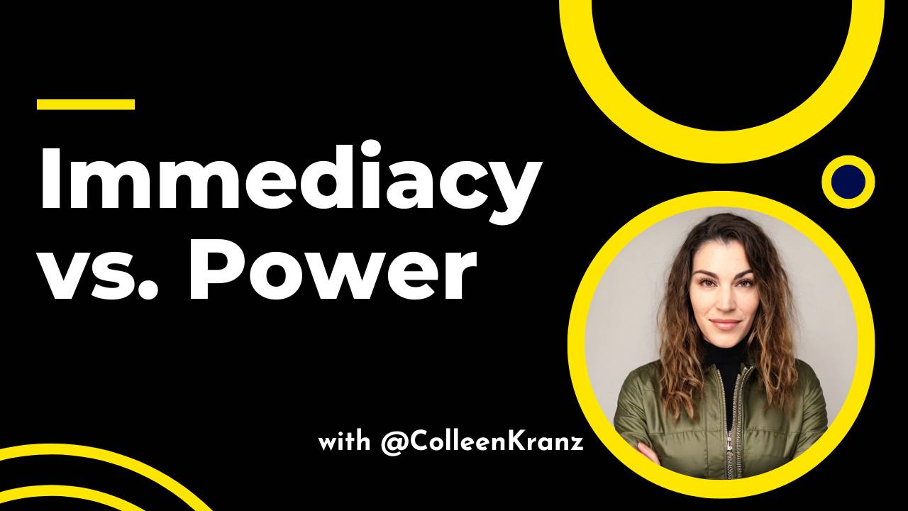 GNT #112: Immediacy vs. Power