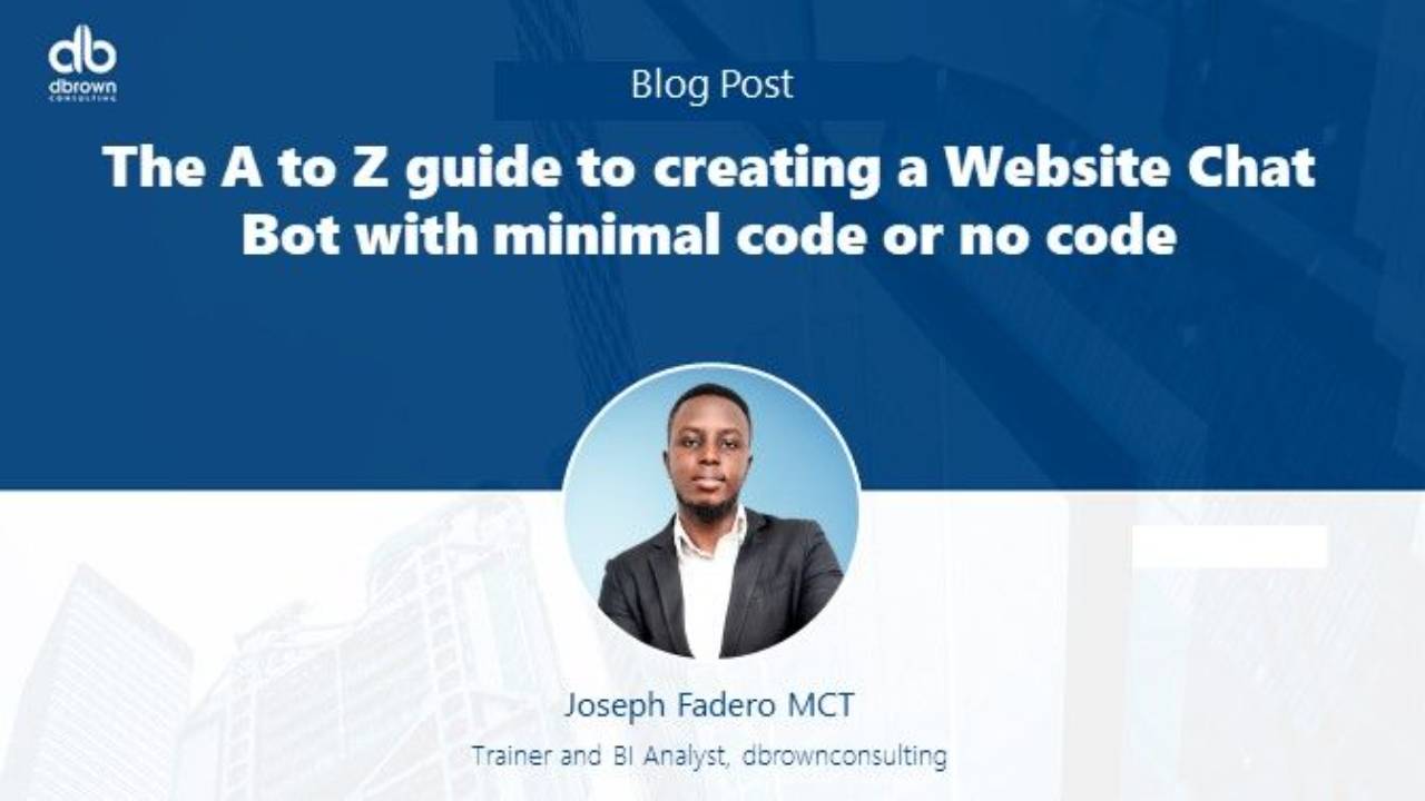 The A - Z guide to creating a Website Chat Bot with minimal or no code
