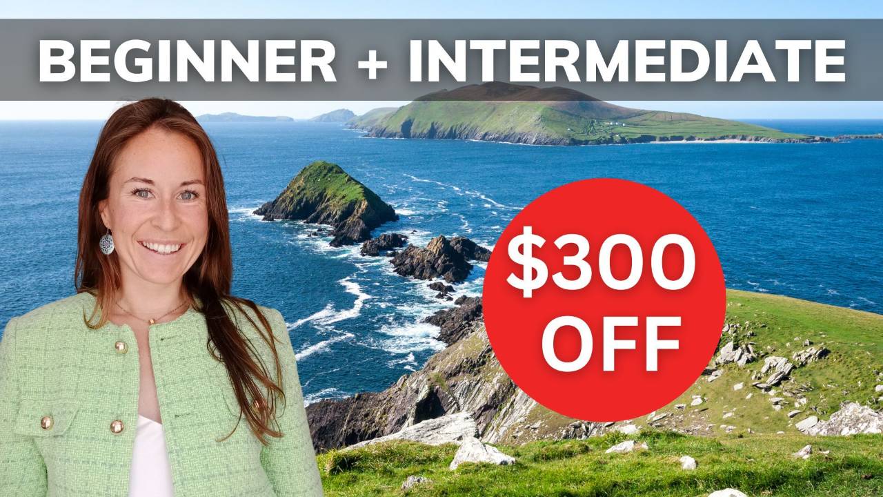 Irish MasterCourse: Bundle Beginner + Intermediate