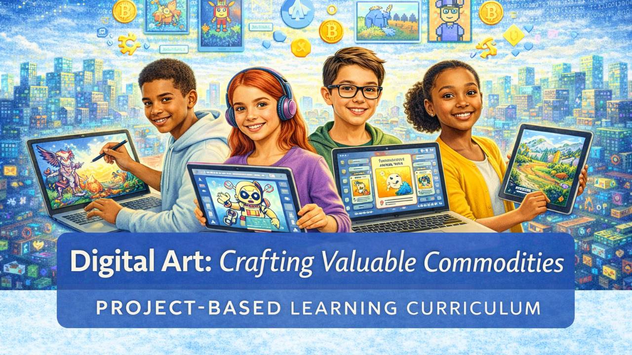 Digital Art Creating Valuable Commodities | PBL Curriculum Grades 3-12