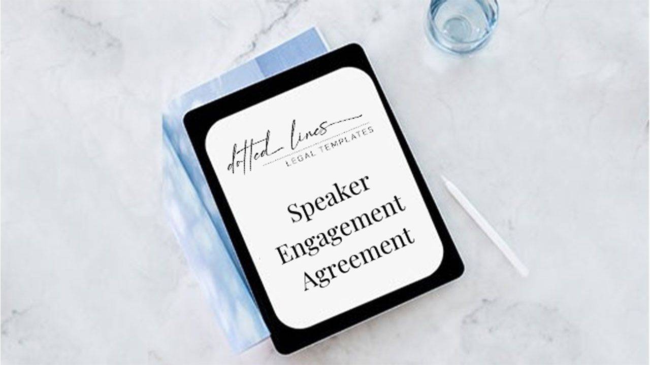 Speaker Engagement Agreement