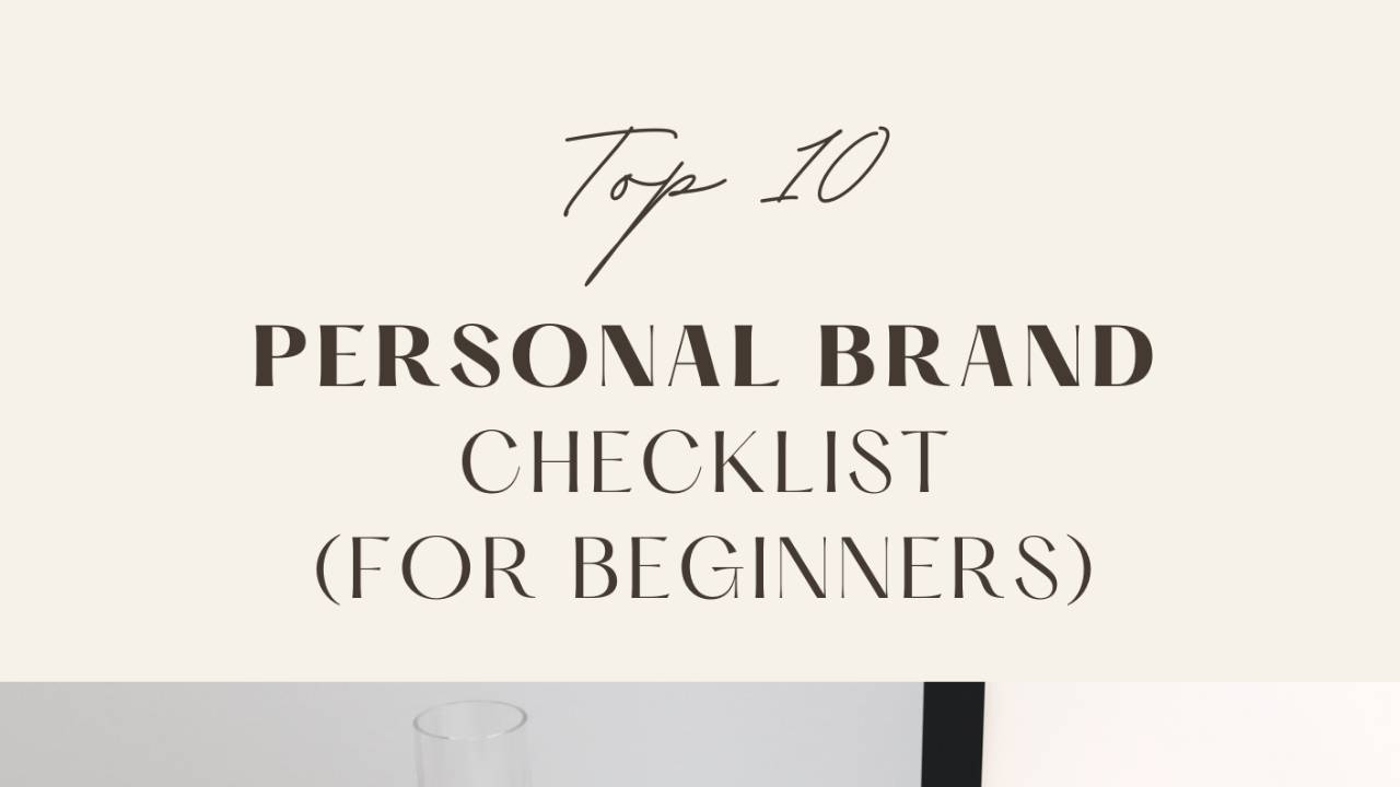 Free Personal Brand Checklist for Beginners.
