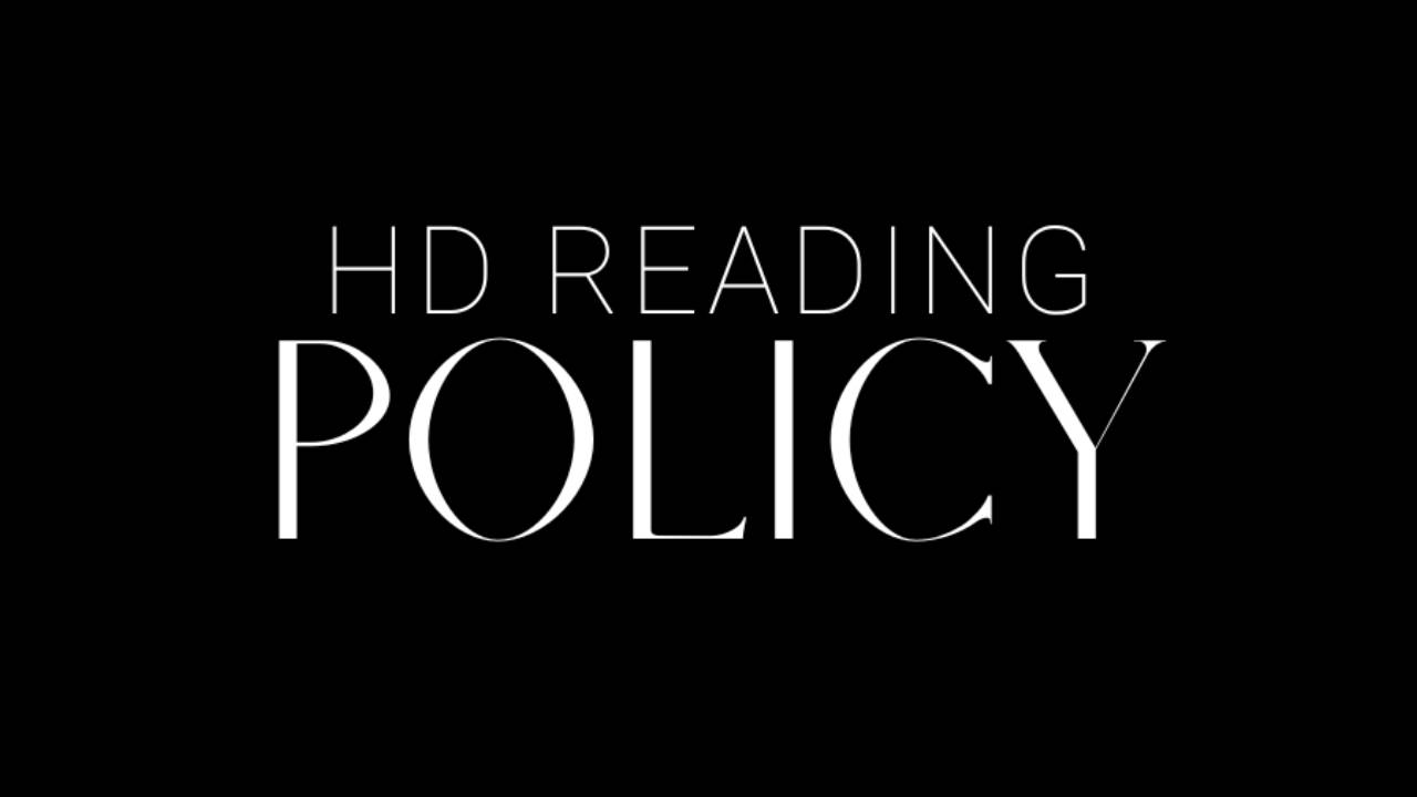 HD Reading Policy