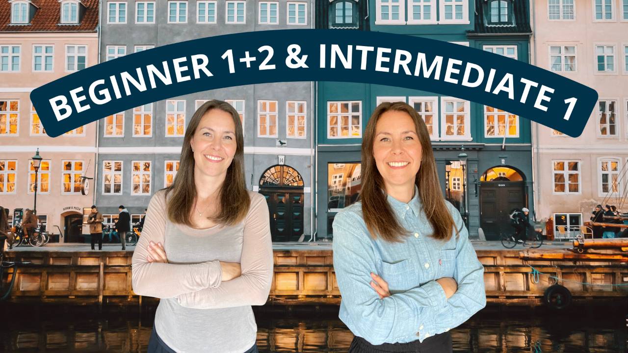 Danish MasterCourses- Bundle Beginner (1+2) + Intermediate 1
