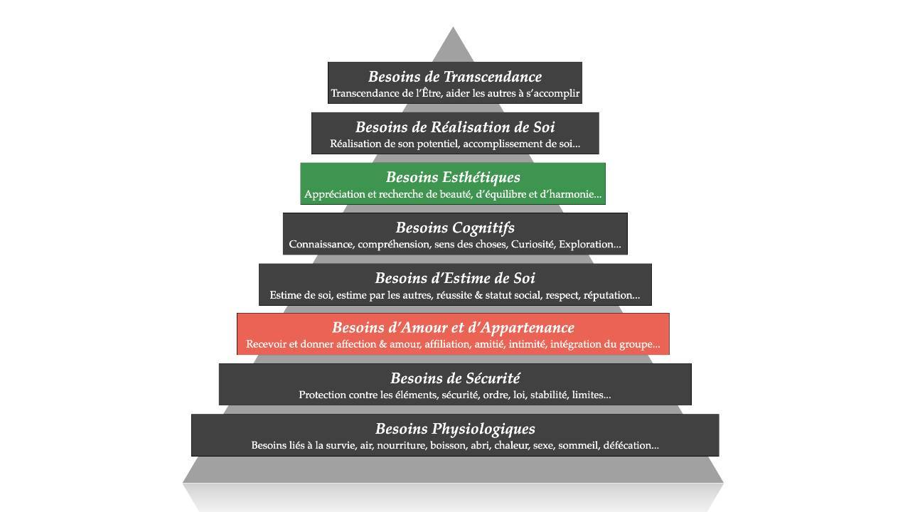 Pyramide de Maslow : Les Mystérieux 8 niveaux