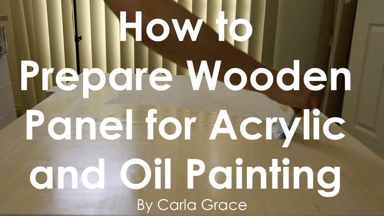 How to Prepare Wooden Artist Panel