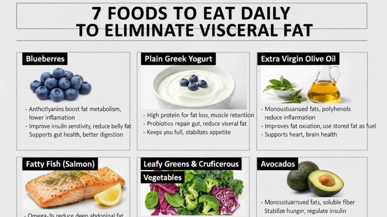 7 Foods You Should Eat Every Day To Kill Your Visceral Fat
