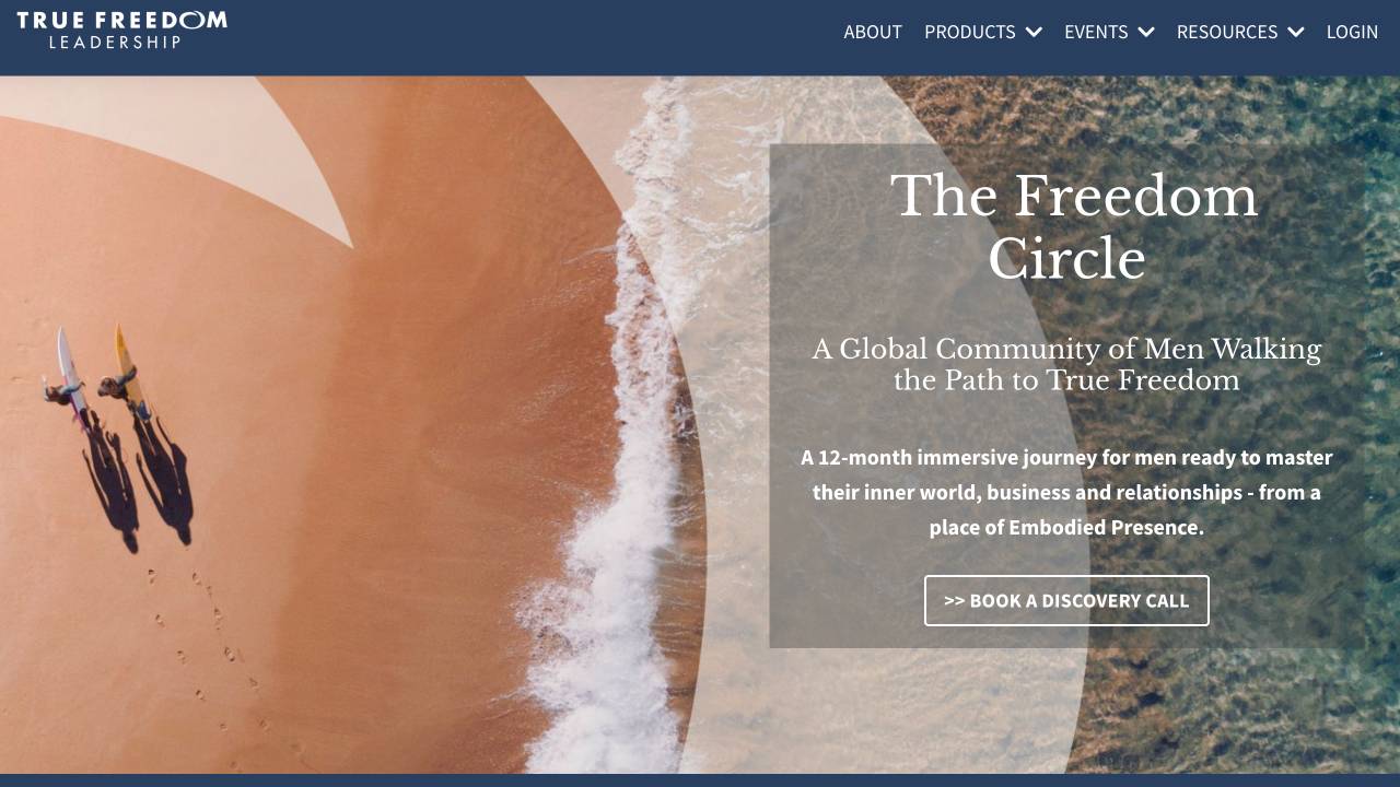 Freedom Circle | 12-Month Men’s Leadership Journey