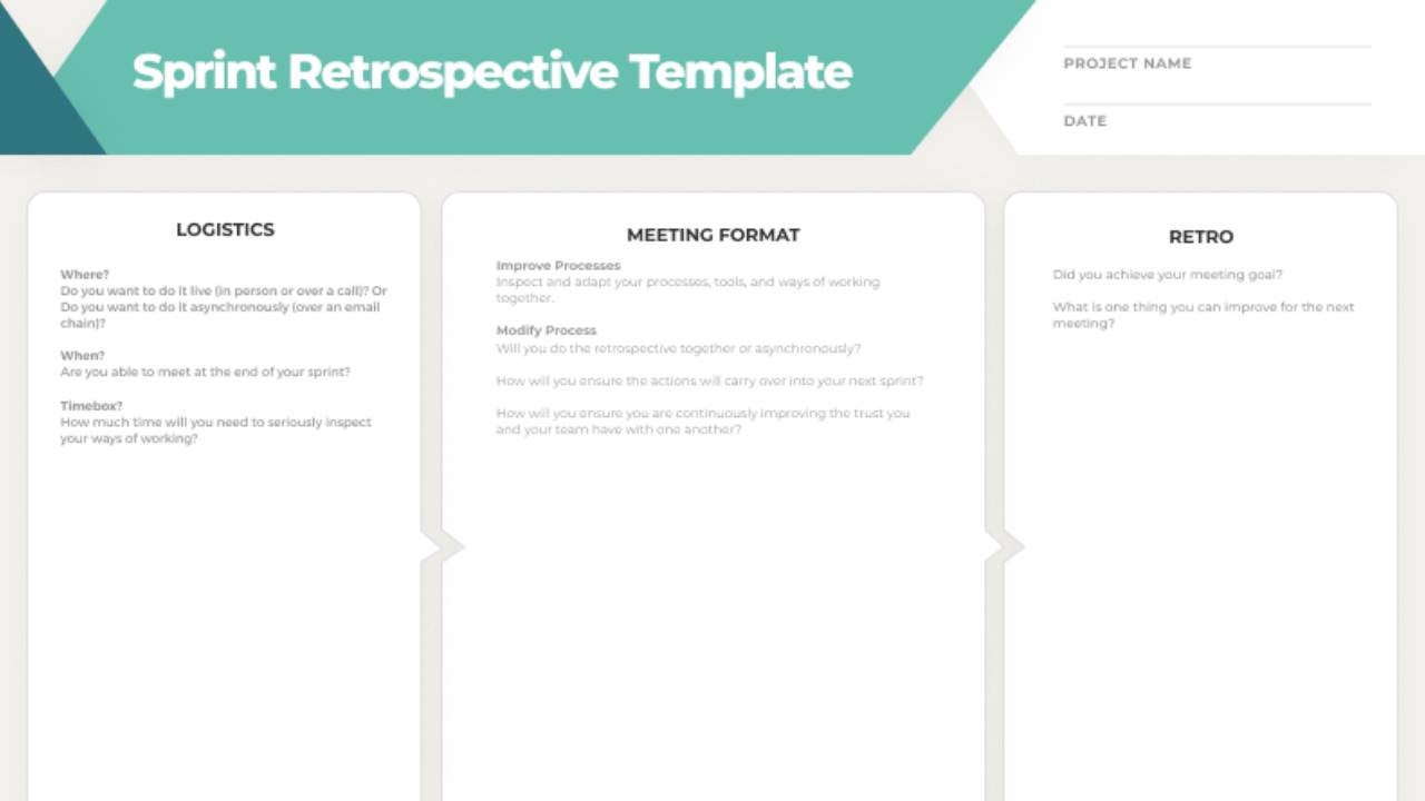 Sprint Retrospective Template