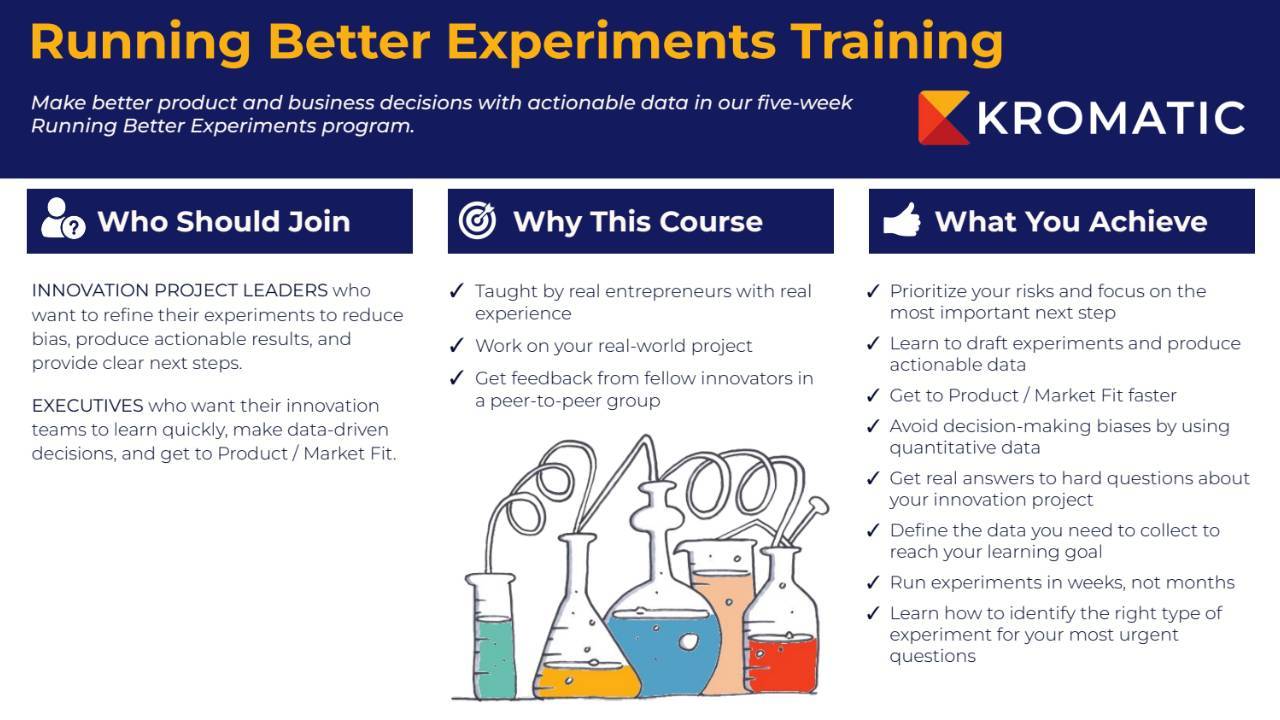 Running Better Experiments Training - Kromatic