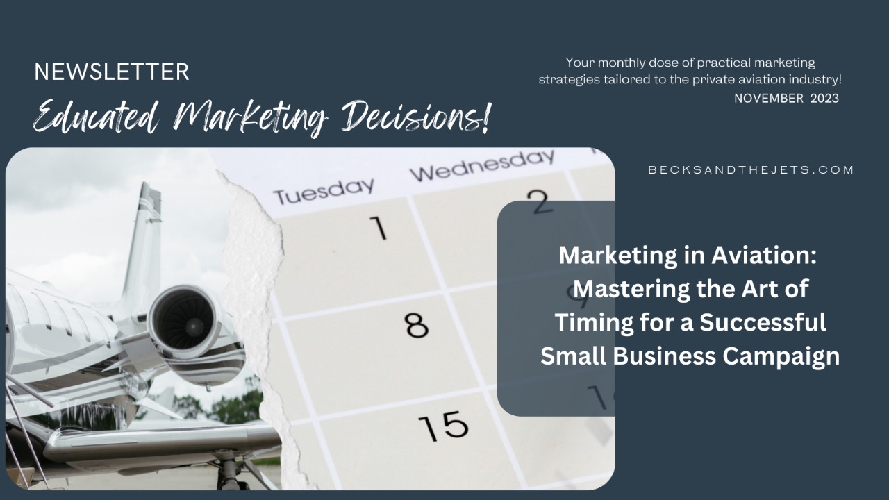 Marketing in Aviation: Small Business Campaign