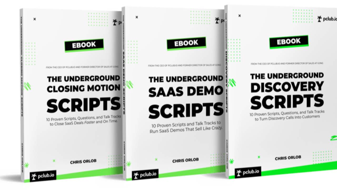 30 Underground Sales Scripts to Close More Deals | pclub.io