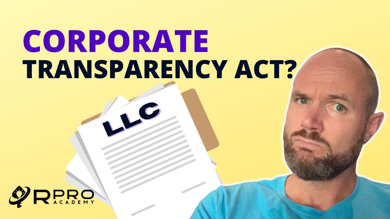 Corporate Transparency Act FinCEN Filing for Real Estate Agents