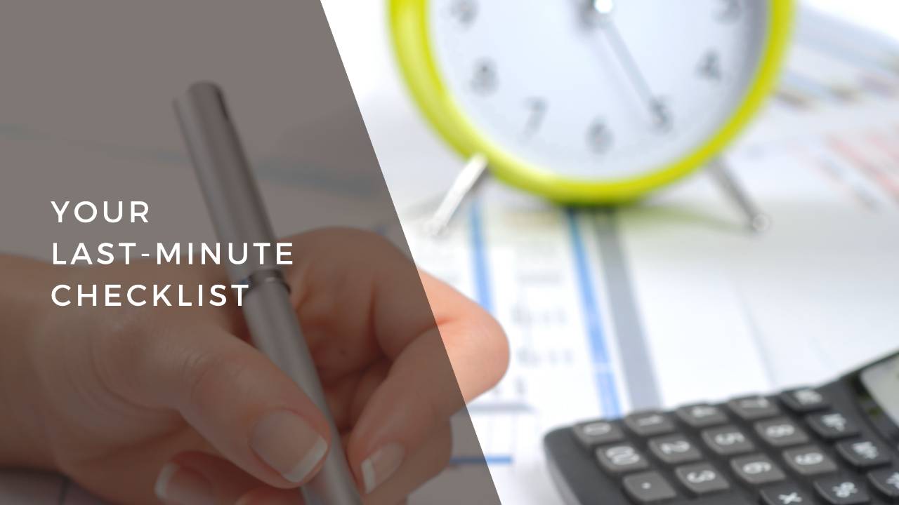 Your Last-Minute Checklist: Tax Extension Deadline