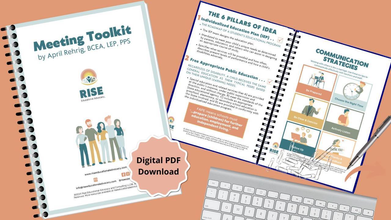IEP or 504 Meeting Toolkit | Rise Educational Advocacy Guide