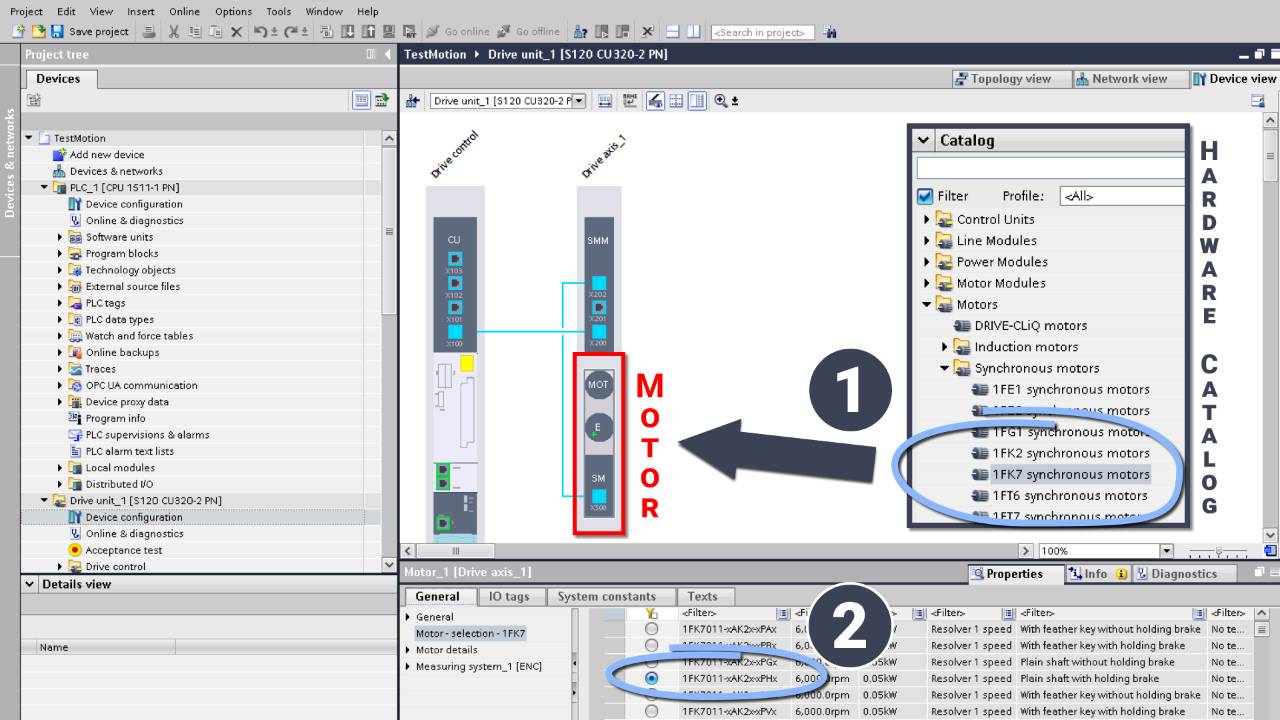 How to Add a Servo Axis to a S7-1500 in TIA Portal