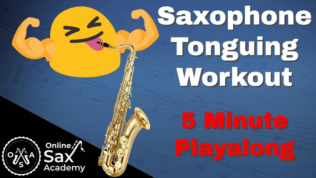 #9 Sax Tonguing Workout: Fun 5 min Play Along