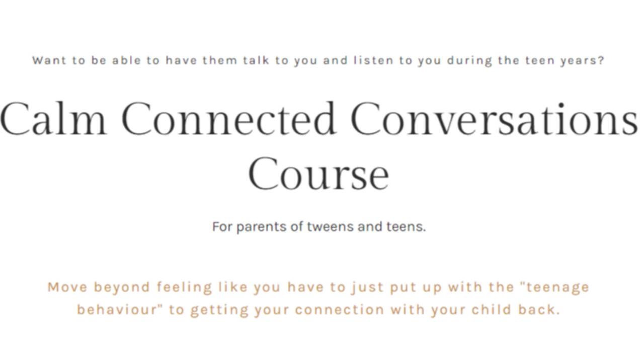 Calm Connected Conversations Course
