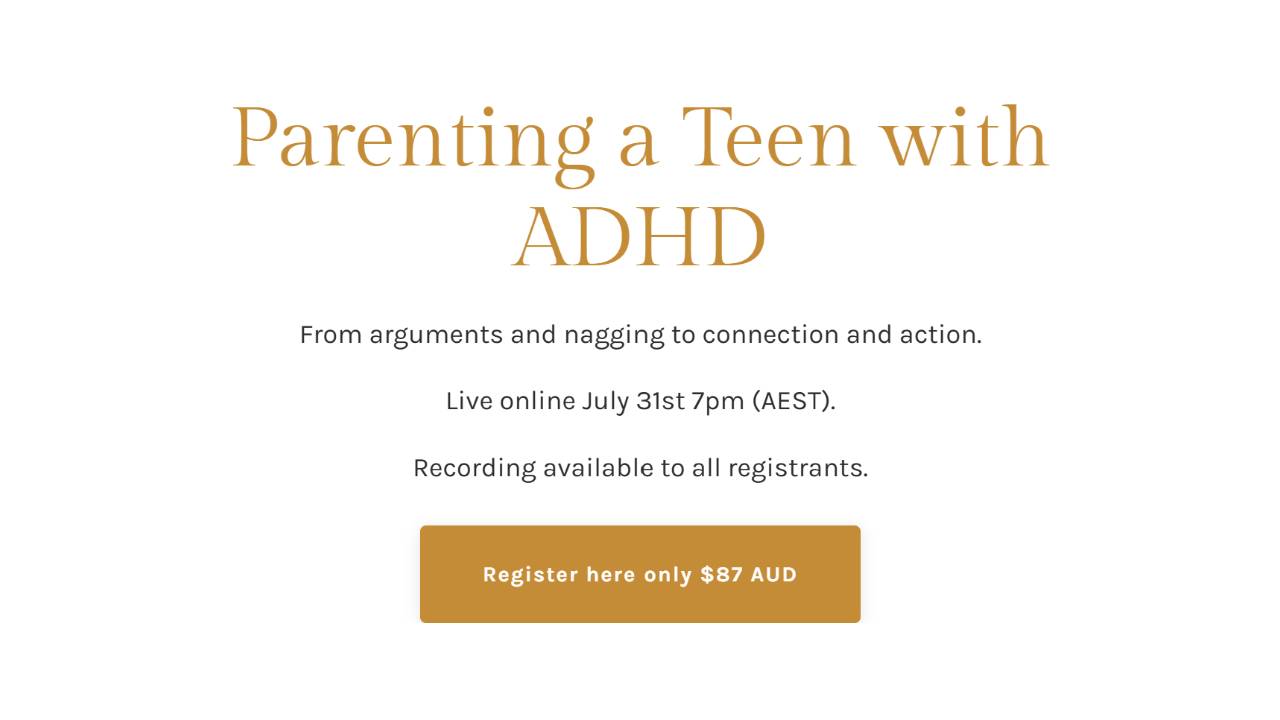 Parenting an ADHD Teen