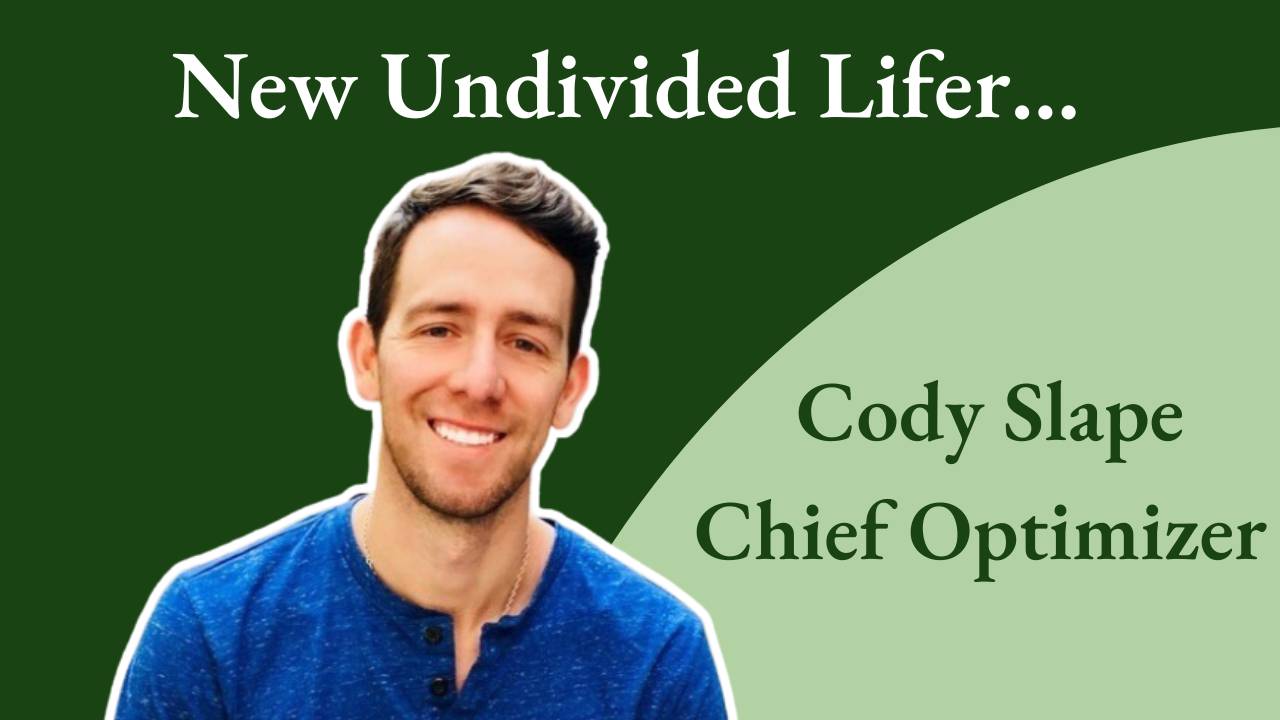 Cody Slape Joins Undivided Life