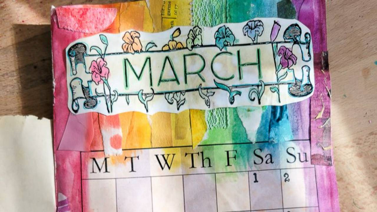March Calendar Flip Through