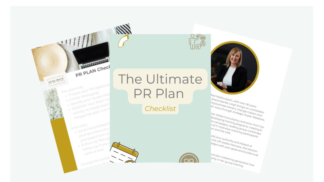 Ultimate PR Plan Checklist