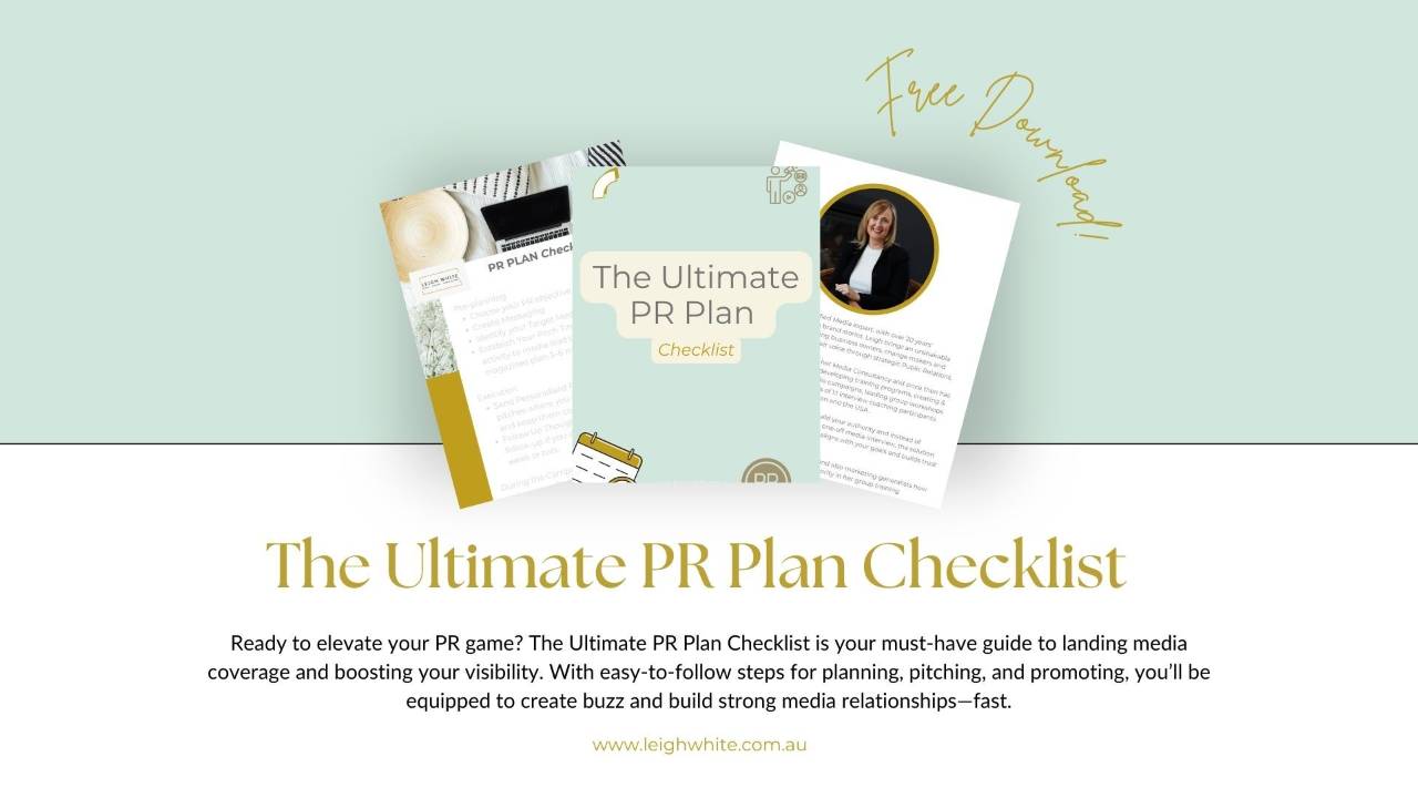 Ultimate PR Plan Checklist Available Now!
