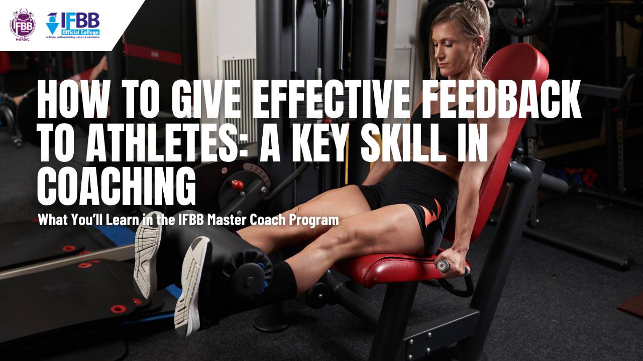 How to Give Effective Feedback to Athletes: A Key Skill in Coaching