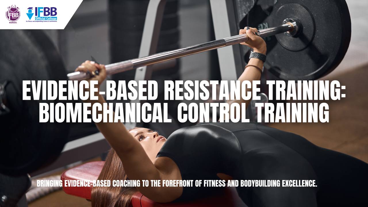 Biomechanical Control Training: The Future of Resistance Training
