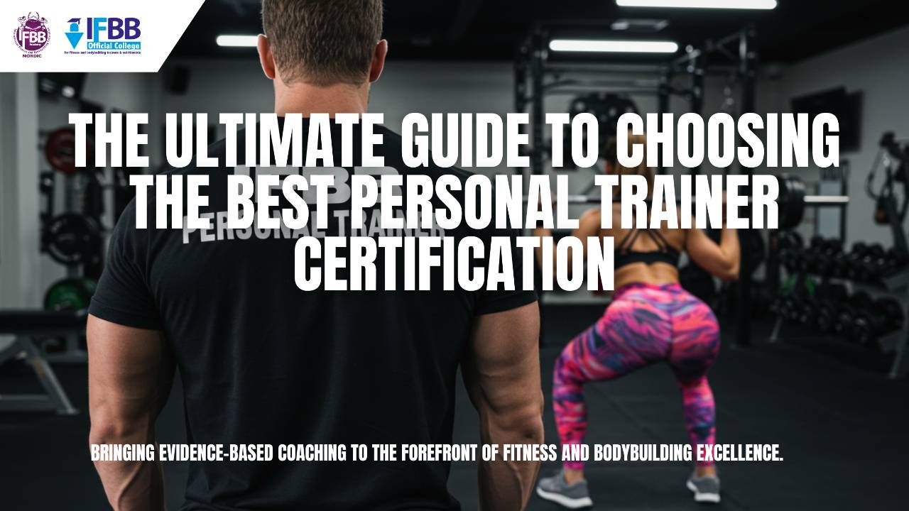 The Ultimate Guide to Choosing the Best Personal Trainer Certification