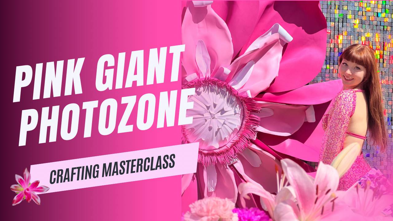 Giant Flower! Pink Photozone Online Video Masterclass