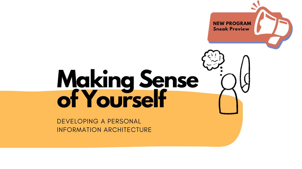 Making Sense of Yourself: Sneak Preview