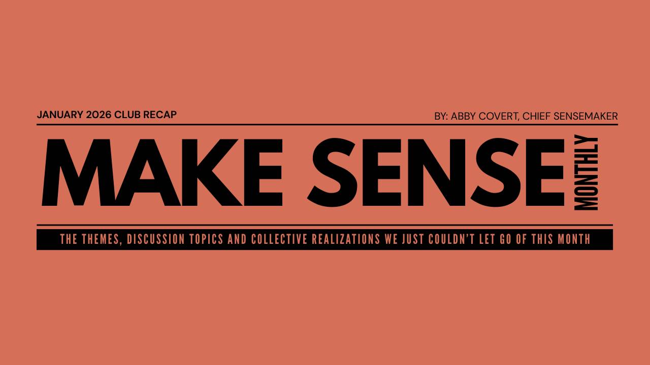 January 2026 at the Sensemakers Club