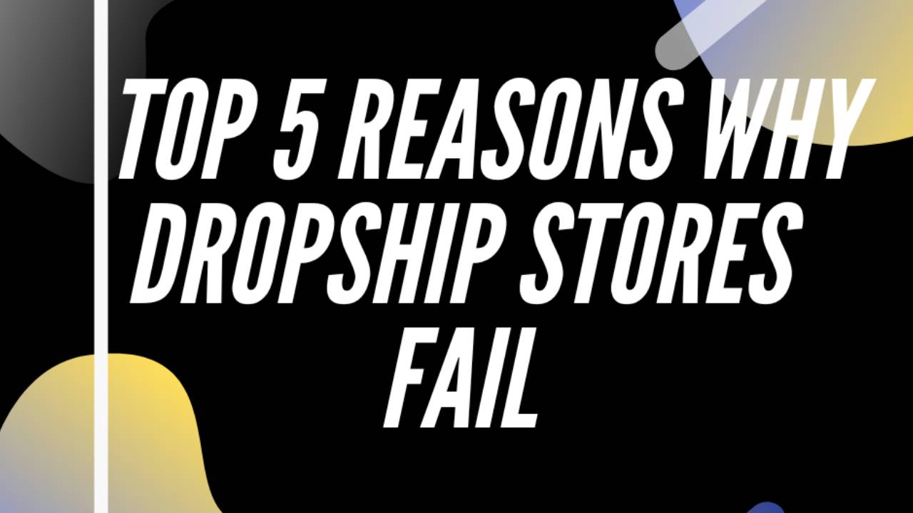 5 Top Reasons Why Dropship Stores Fail (how to avoid them)