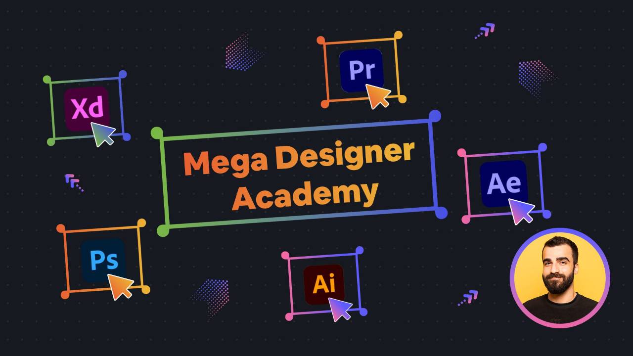 Master Adobe Design apps with our Graphic Design Mega Courses