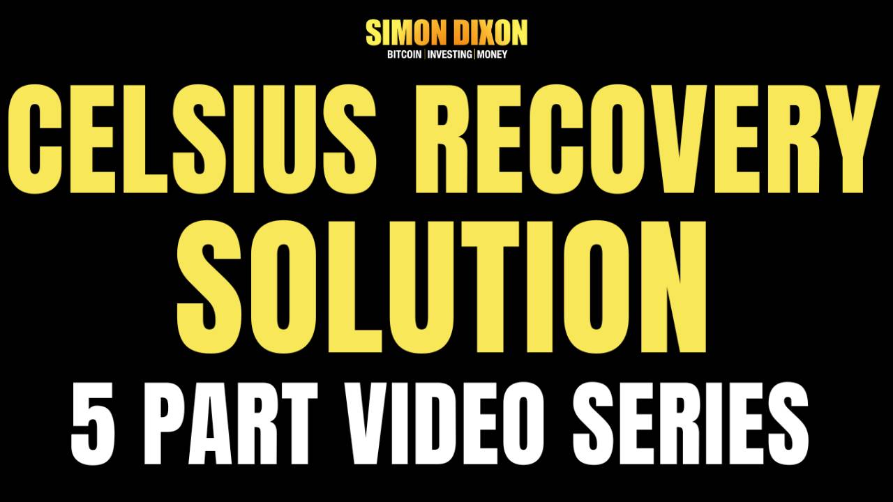 Celsius Recovery Solution Video Series" A FREE 5 Part Video Series